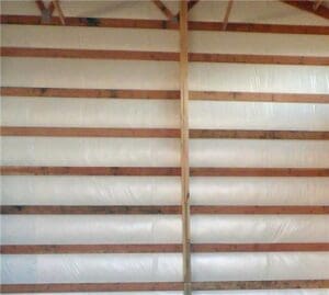 Vinyl Backed Roof and Wall Insulation | Steel Structures America