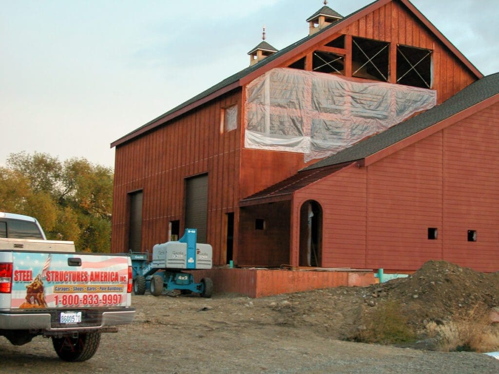 #3753 Winery & Steel Office Building | Steel Structures America