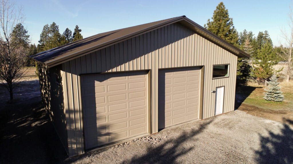 #10443 - 40X40X16 Garage & Shop | Steel Structures America