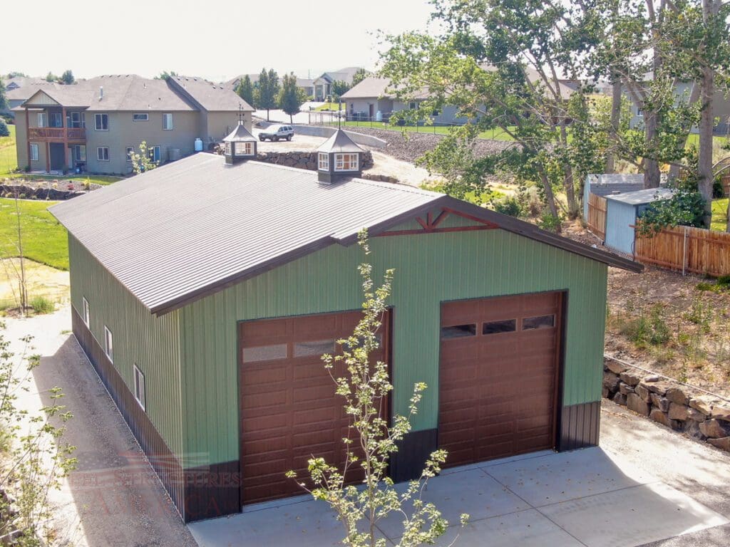 #10740 36 x 60 x 16 Garage in Kennewick, WA | Steel Structures America