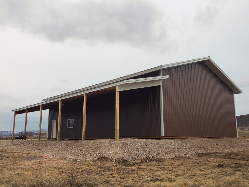 40x60x16 with 12x60 Lean-to | Steel Structures America