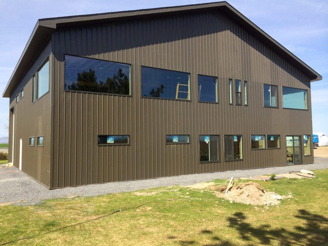 #7051 - 60x60x20 Shop Home in George, WA | Steel Structures America