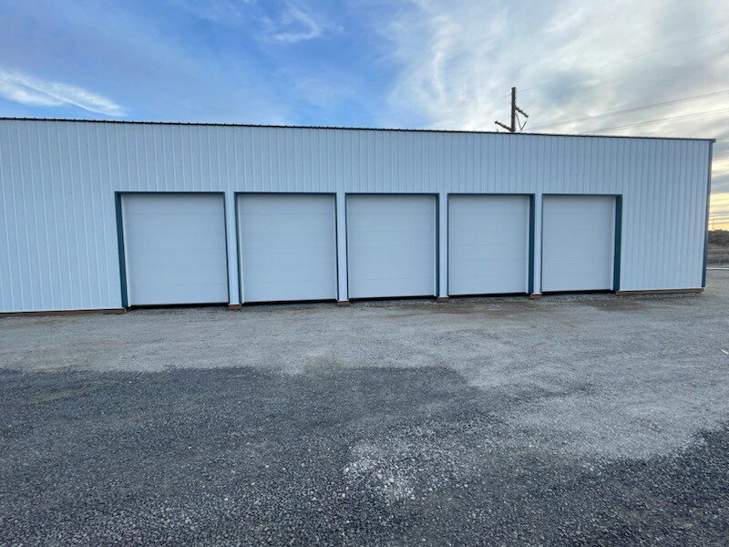 #13250 - 40 x 80 7 Door mono slope roof in Hermiston, Oregon | Steel ... #13250 - 40 x 80 7 Door mono slope roof in Hermiston, Oregon | Steel ...