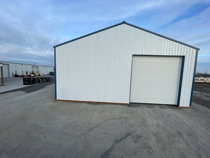 #13250 - 40 x 80 7 Door mono slope roof in Hermiston, Oregon | Steel ... #13250 - 40 x 80 7 Door mono slope roof in Hermiston, Oregon | Steel ...