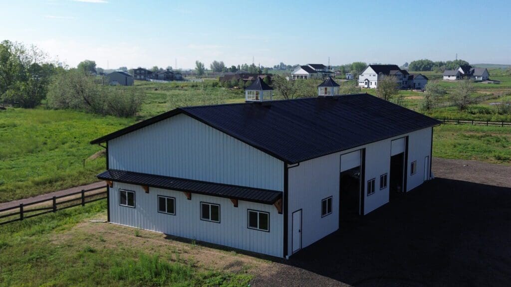 #12476 - 40 x 80 x 16 Shop Garage in Erie, Colorado | Steel Structures ...