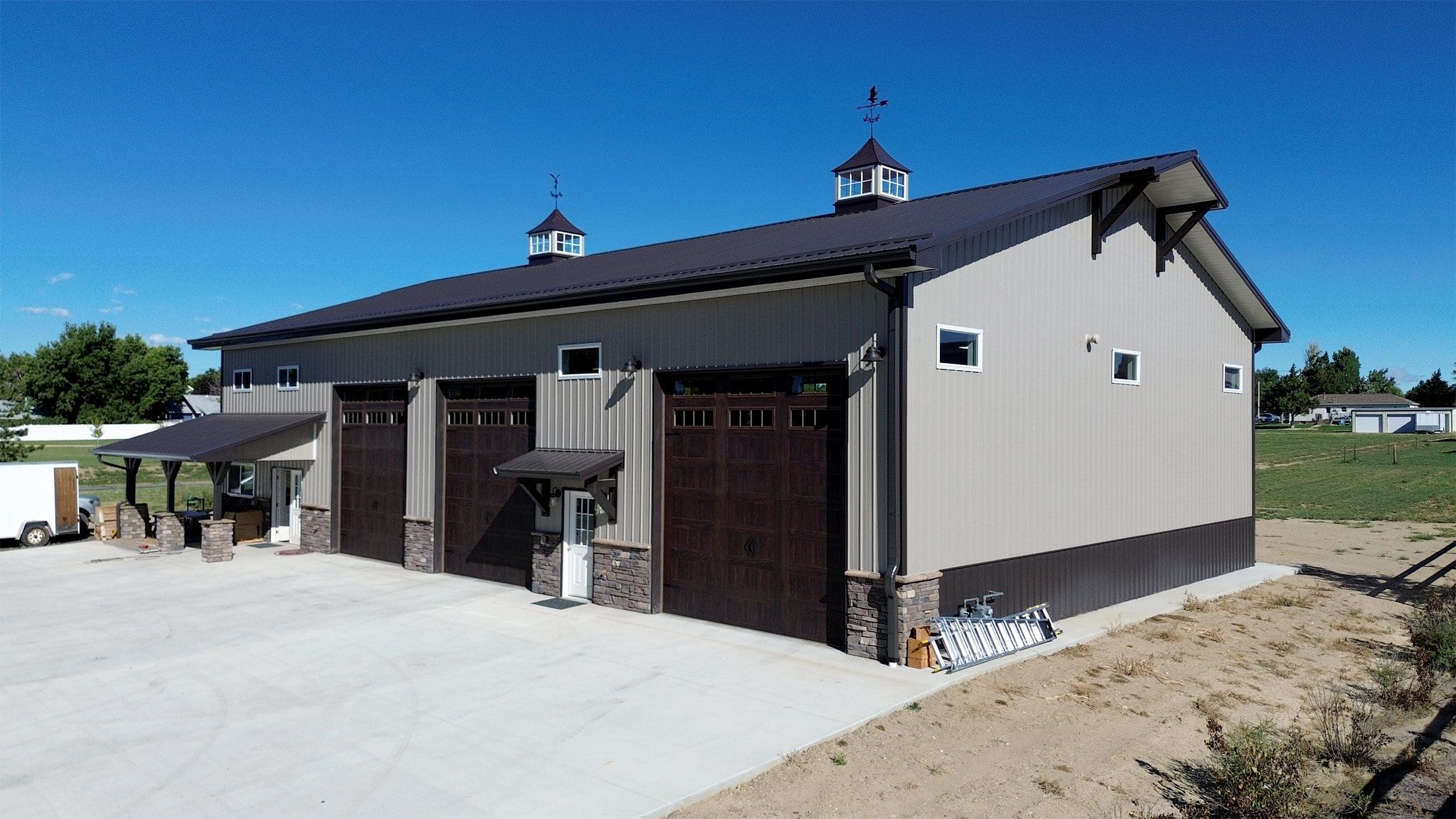 #13236 - 50 x 80 x 18 Pole Barn - Shop in Loveland, Colorado | Steel ...