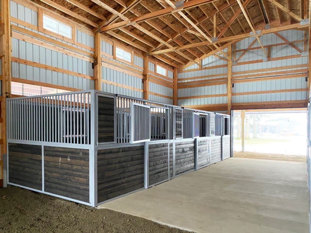 #13393 - 36' x 72' x 18' Horse Barn in Rathdrum, ID | Steel Structures ...