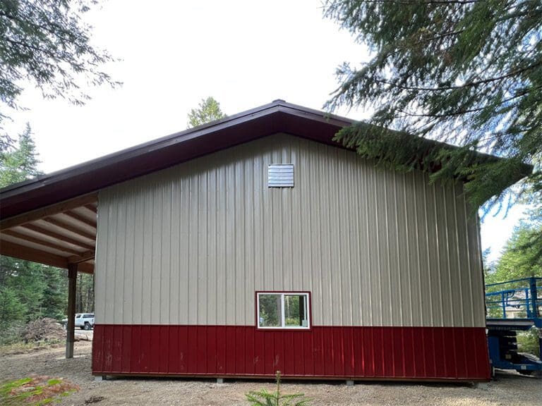 #13487 - 30 x 40 x 16 Shop in Athol, ID | Steel Structures America