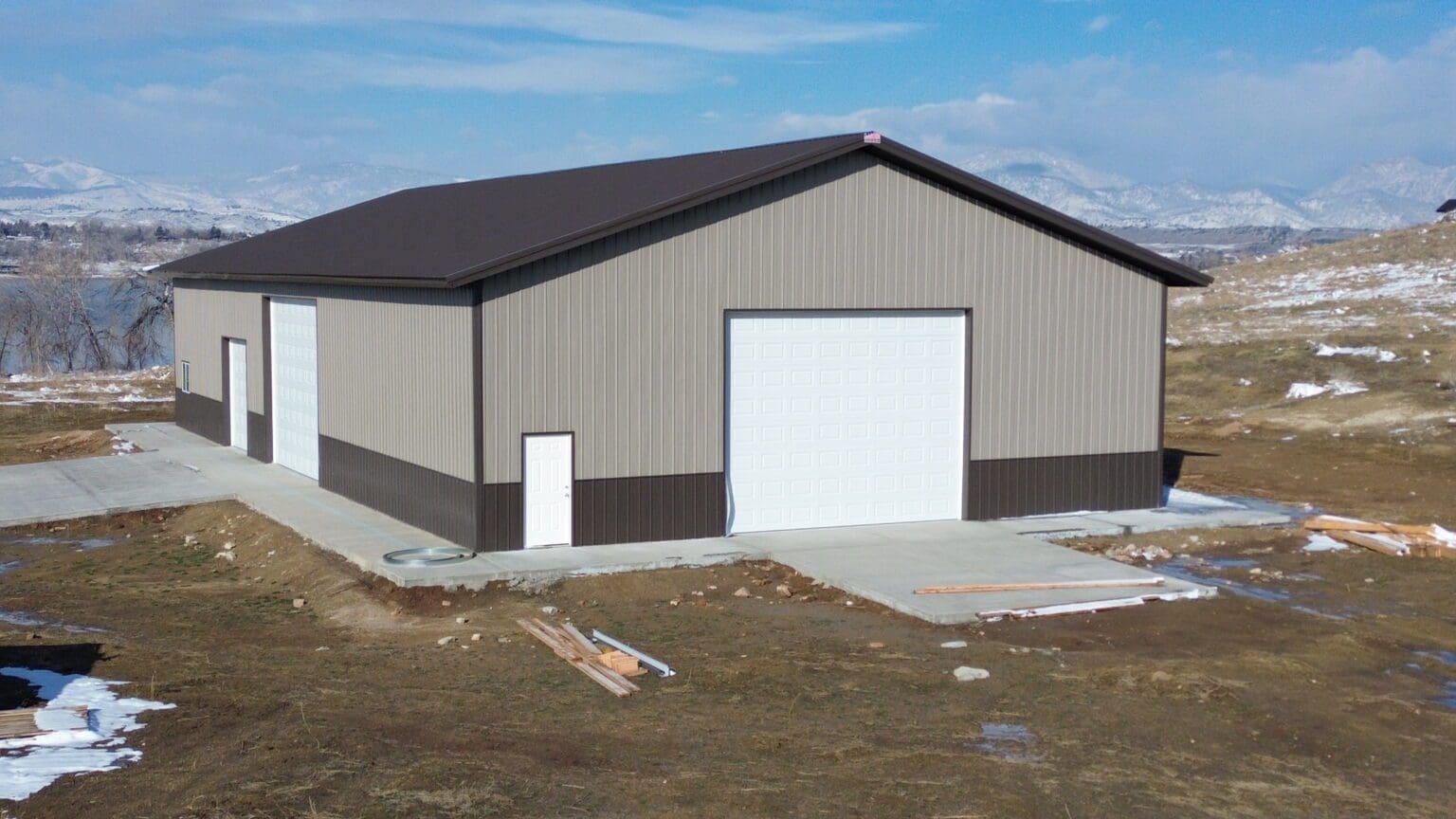 #13530 - 50 x 96 x 16 Commercial Pole Building in Loveland, CO | Steel ...
