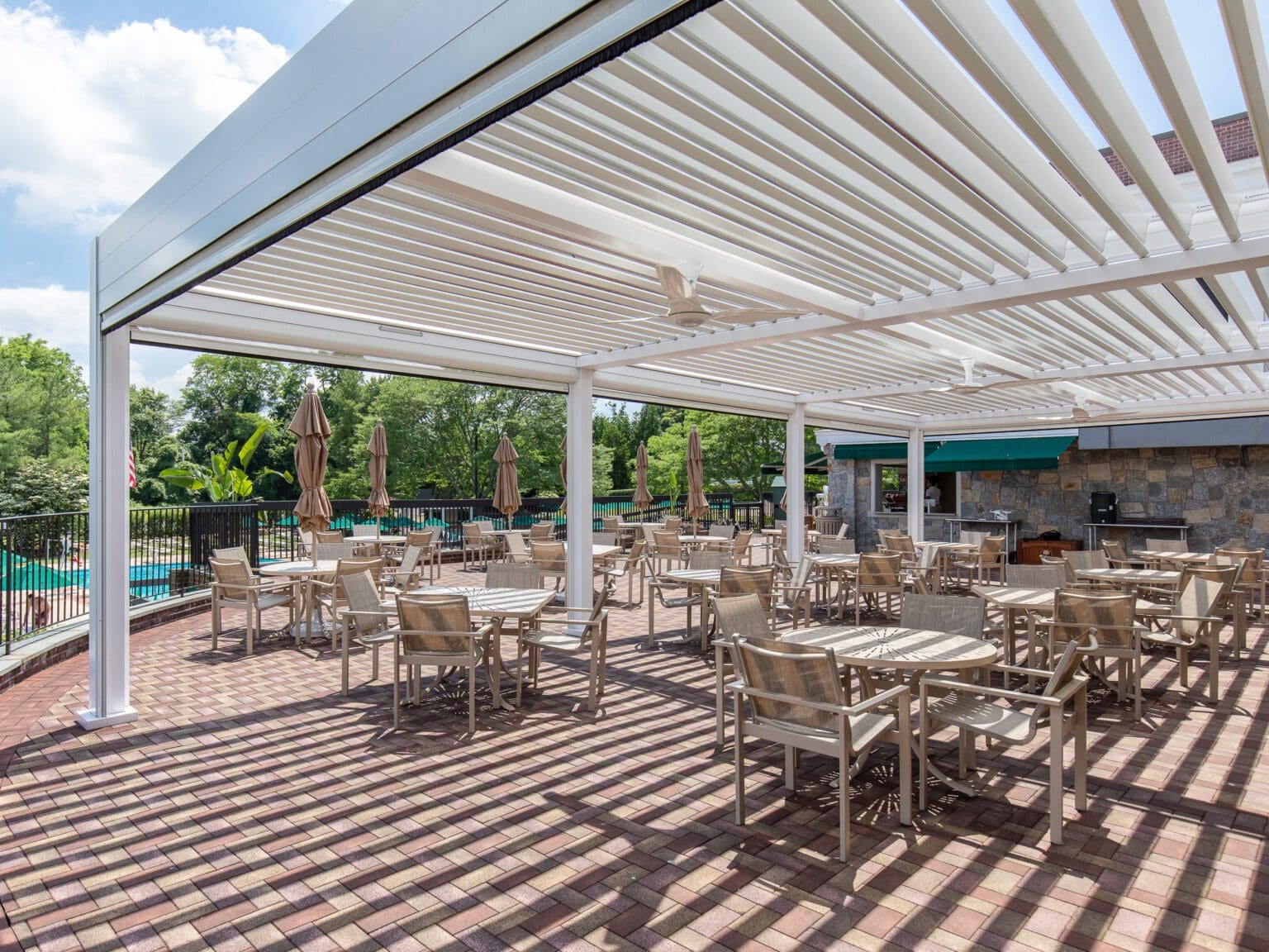Aluminum Pergolas | Steel Structures America
