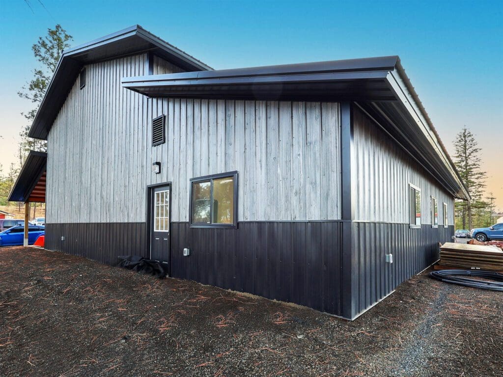 #13675 - 30 x 50 x 18 Monitor Style Hobby Shop with Two Lean-tos in Spokane, WA | Steel ...