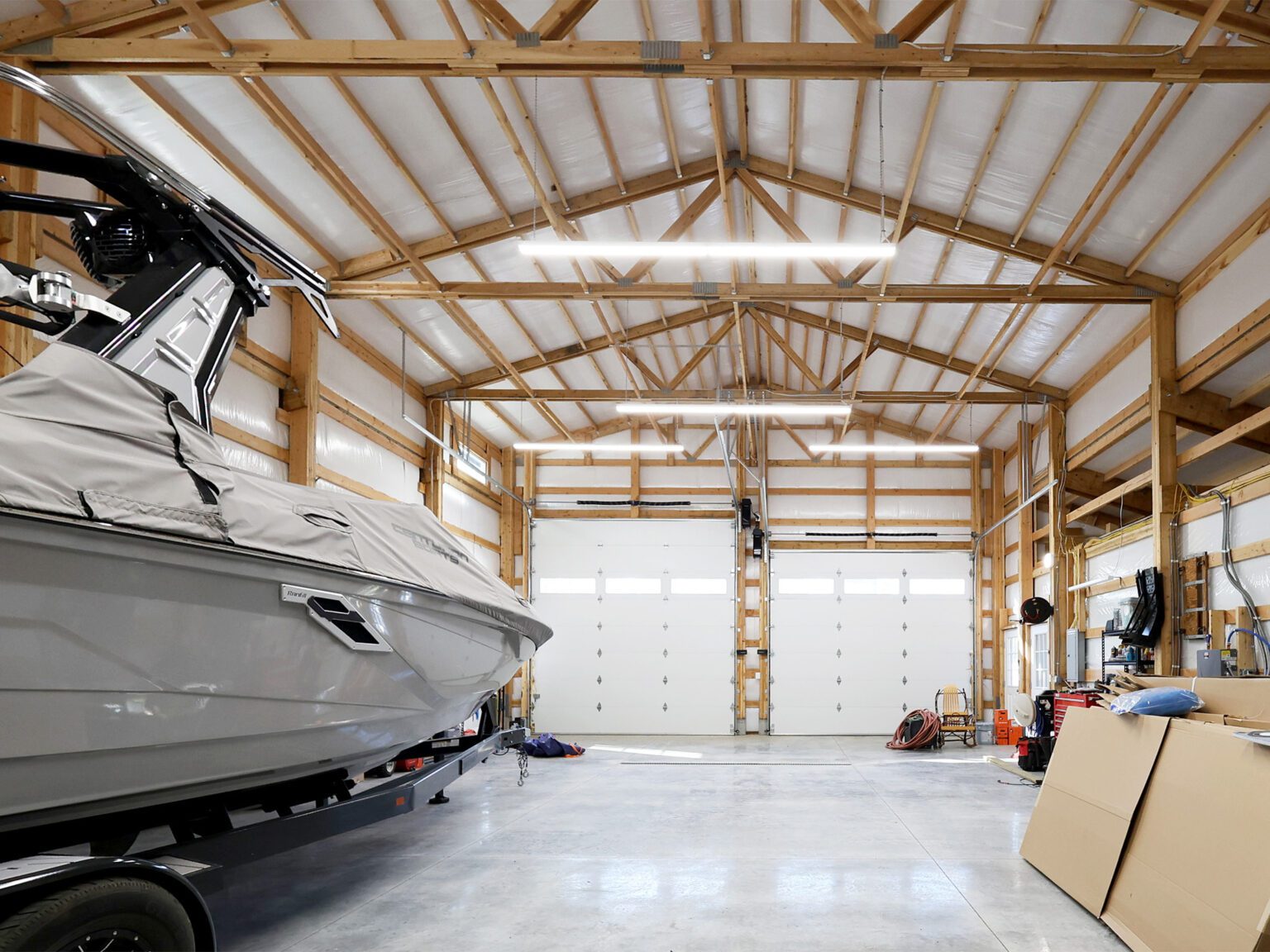 #13675 - 30 x 50 x 18 Monitor Style Hobby Shop with Two Lean-tos in Spokane, WA | Steel ...