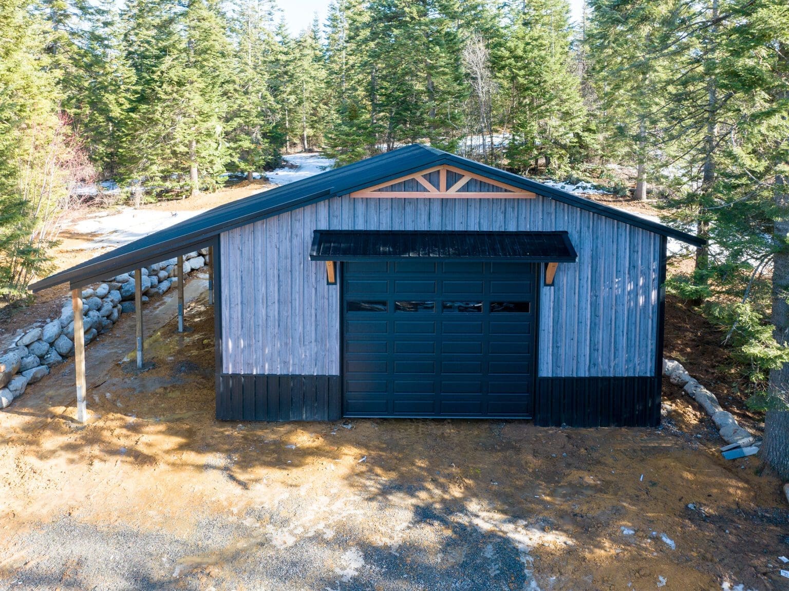 #14158 - 36x48x16 Metal Workshop with 12x48x11 Lean-to in Hayden, ID ...