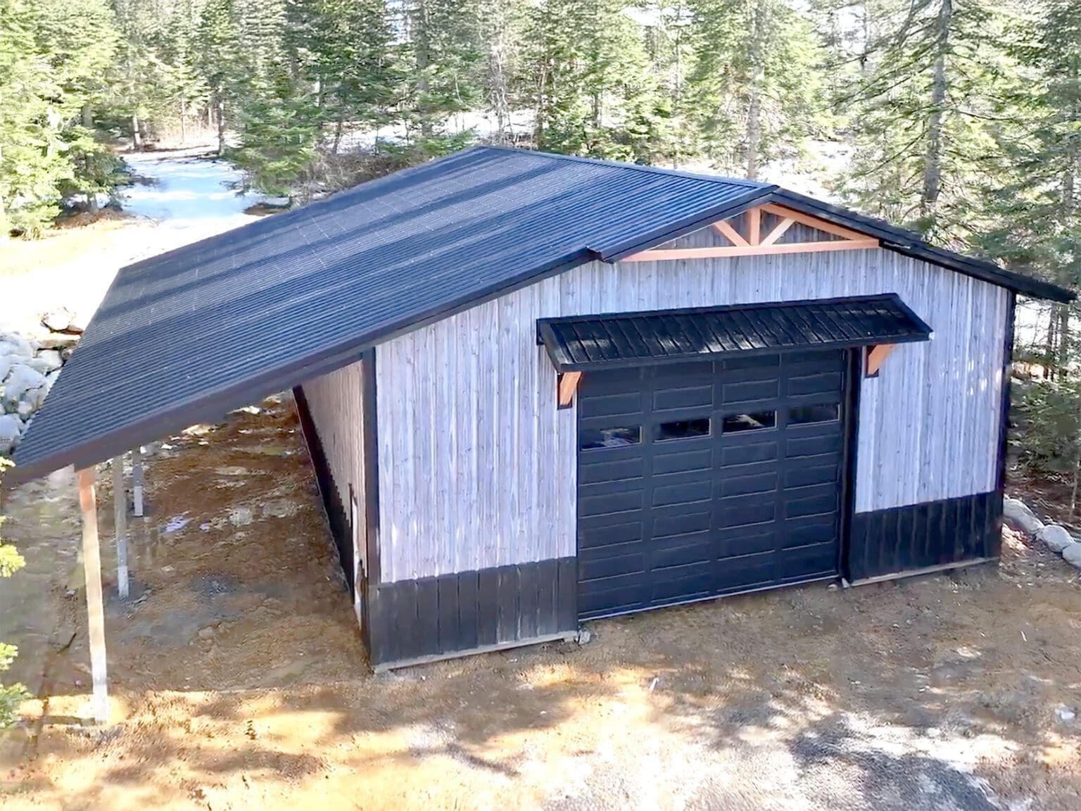 #14158 - 36x48x16 Metal Workshop with 12x48x11 Lean-to in Hayden, ID ...