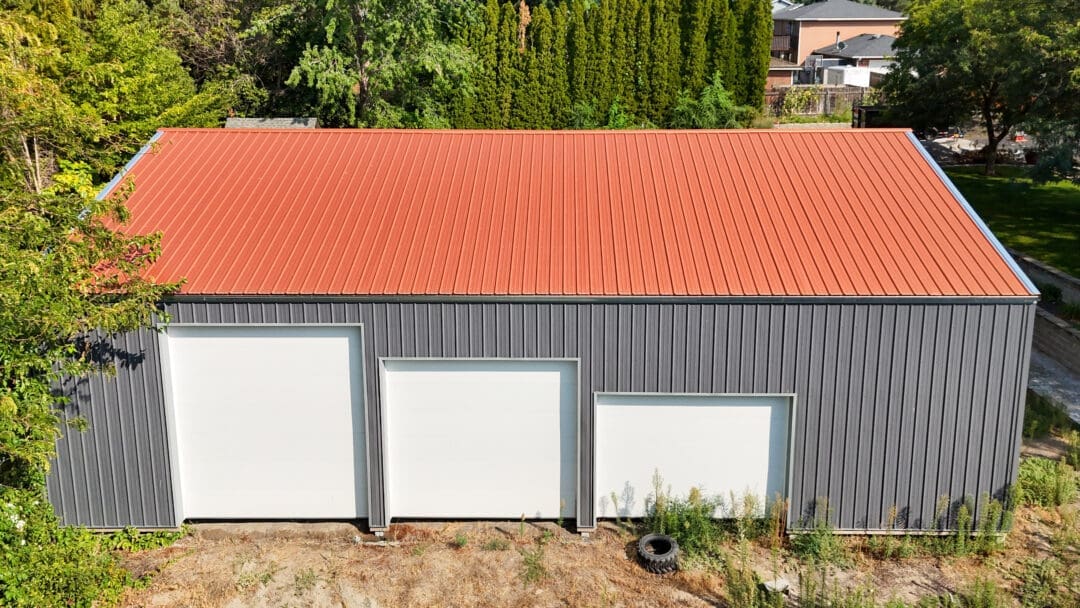 #12557 - 36 x 55 x 14 Residential Post-Frame Shop in Pasco, WA | Steel ...